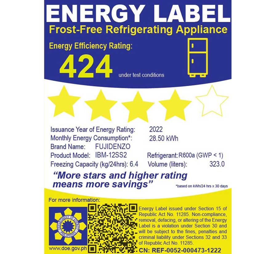 Fujidenzo IBM12SS2 | Western Appliances