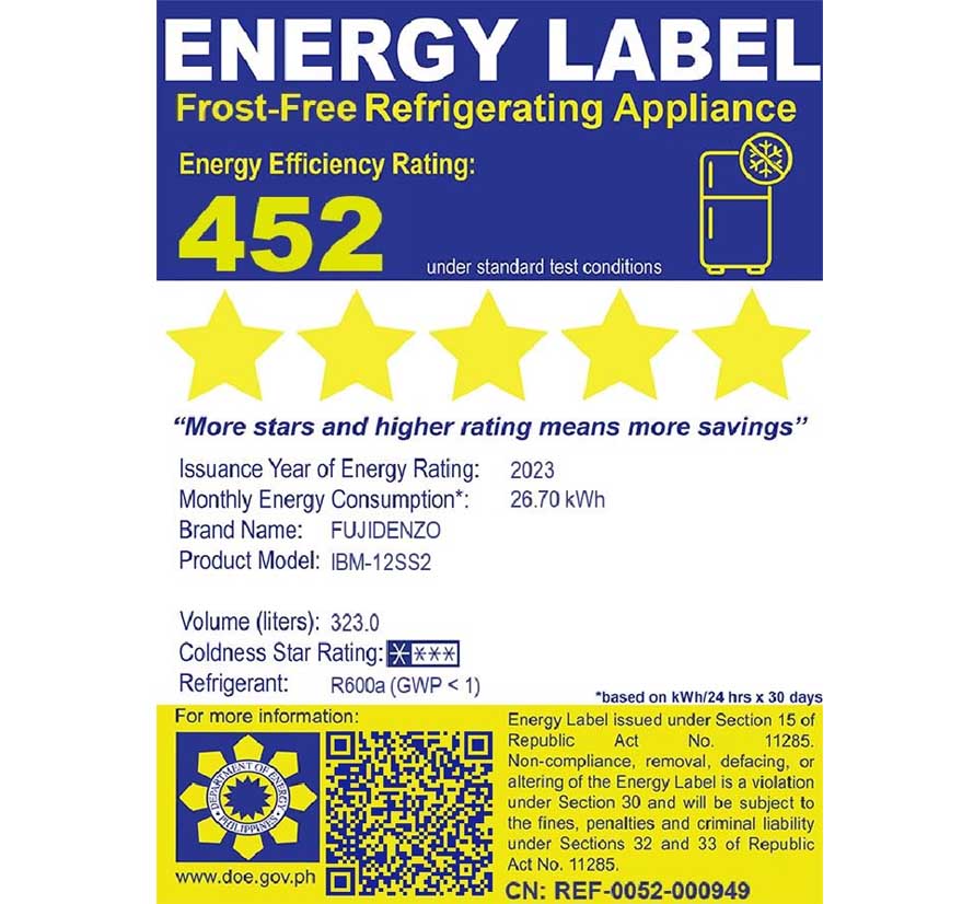 Fujidenzo IBM12SS2 | Western Appliances